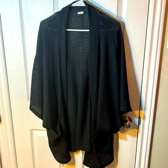 aerie | Sweaters | One Size Fits All Aerie Wide Arm Loose Knit Cardigan ...